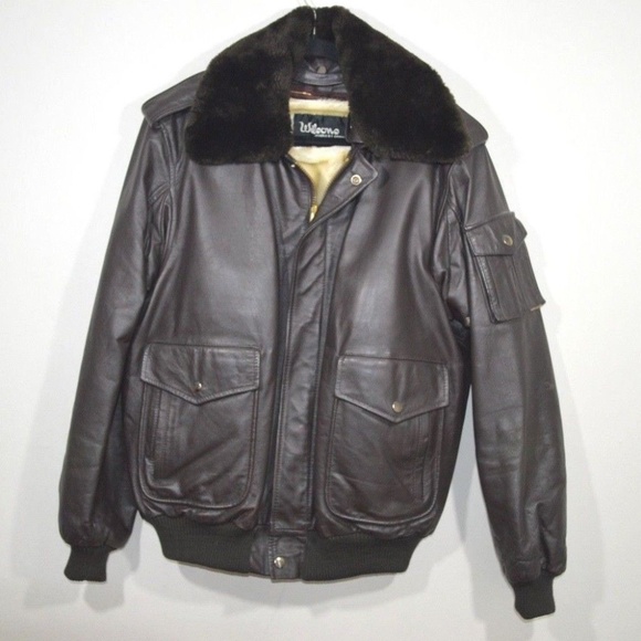 Wilsons Leather | Jackets & Coats | Vtg 7s Wilsons Mens Flight Bomber ...